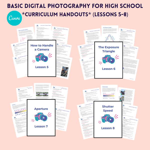 High School Photography Curriculum Bundle - Magazine Mama
