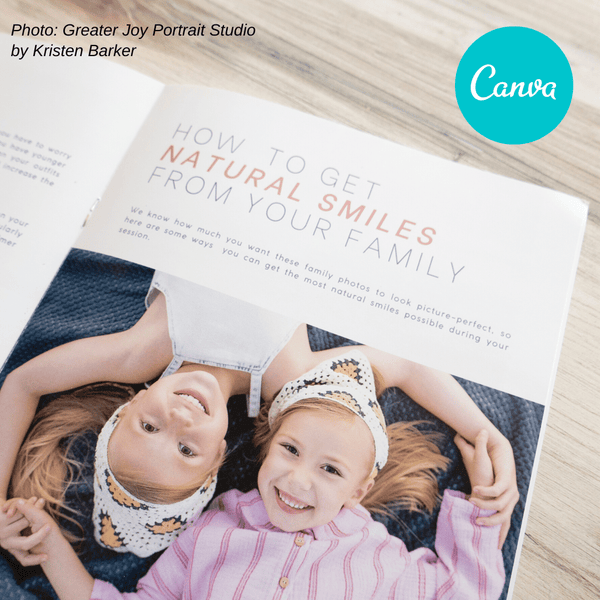 Family Welcome Guide Canva Template for Photographers - Magazine Mama