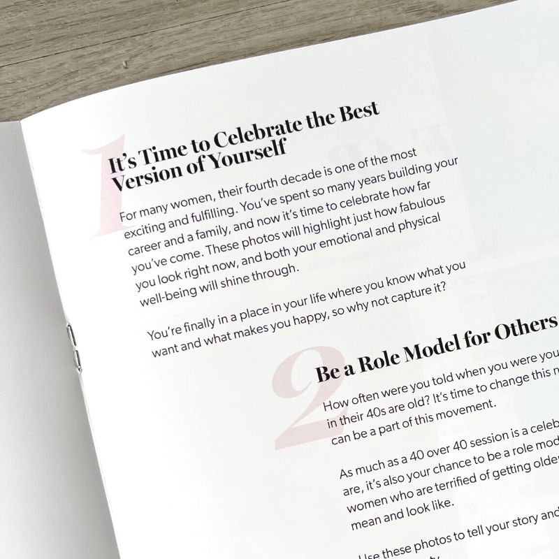 40 Over 40 Photography Magazine Template - Magazine Mama