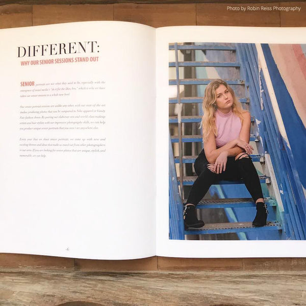 Senior Photography Magazine Template - Magazine Mama
