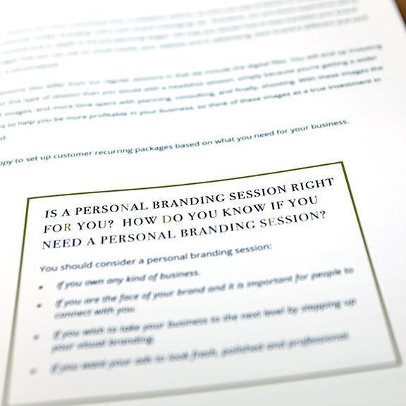 Personal Brand Photography Marketing Template - Magazine Mama
