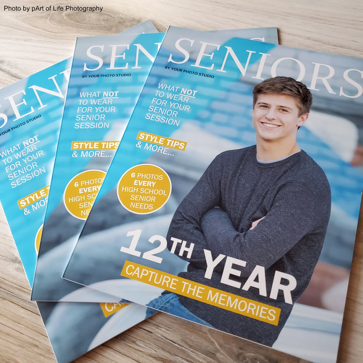 Senior Photography Magazine Template - Magazine Mama