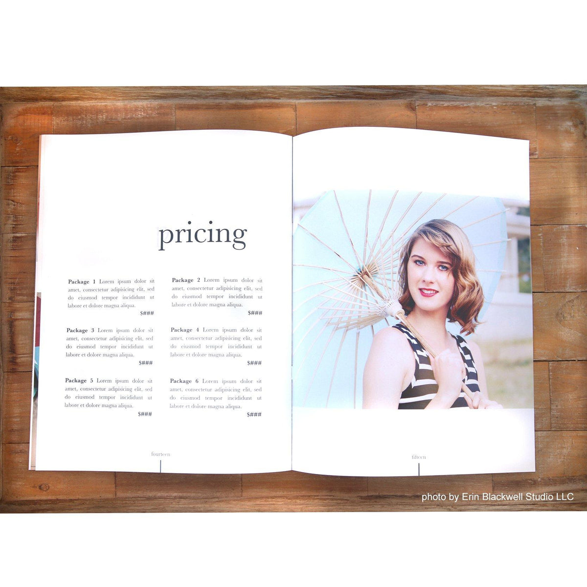 Senior Magazine Template for Photographers - Magazine Mama