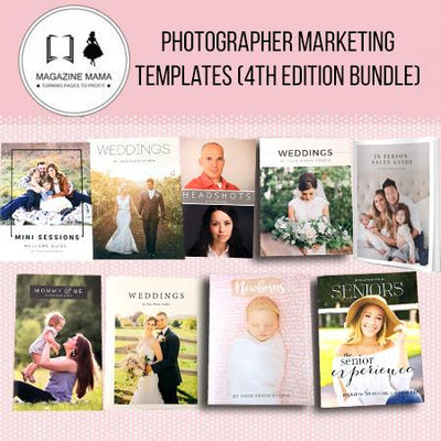 Photography Marketing Template Bundle by Magazine Mama (4th Edition)