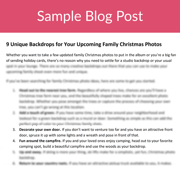 Family Photography Blog Posts for the Holidays - Magazine Mama