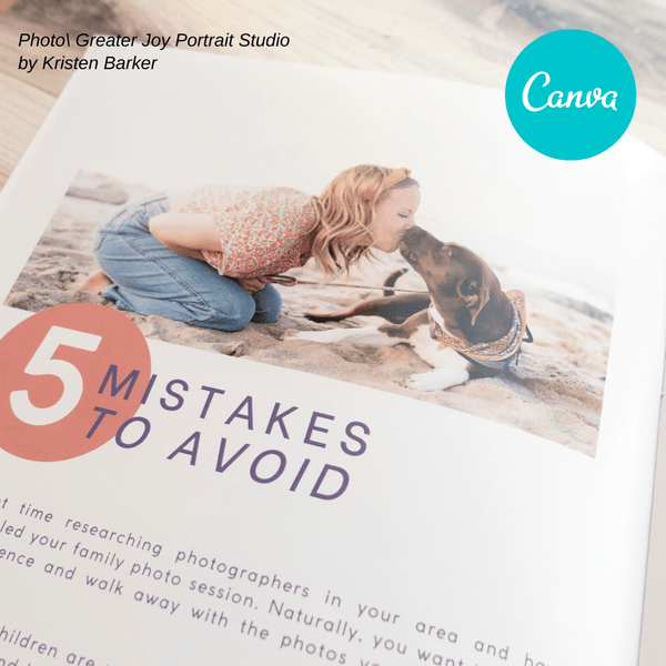 Family Welcome Guide Canva Template for Photographers - Magazine Mama