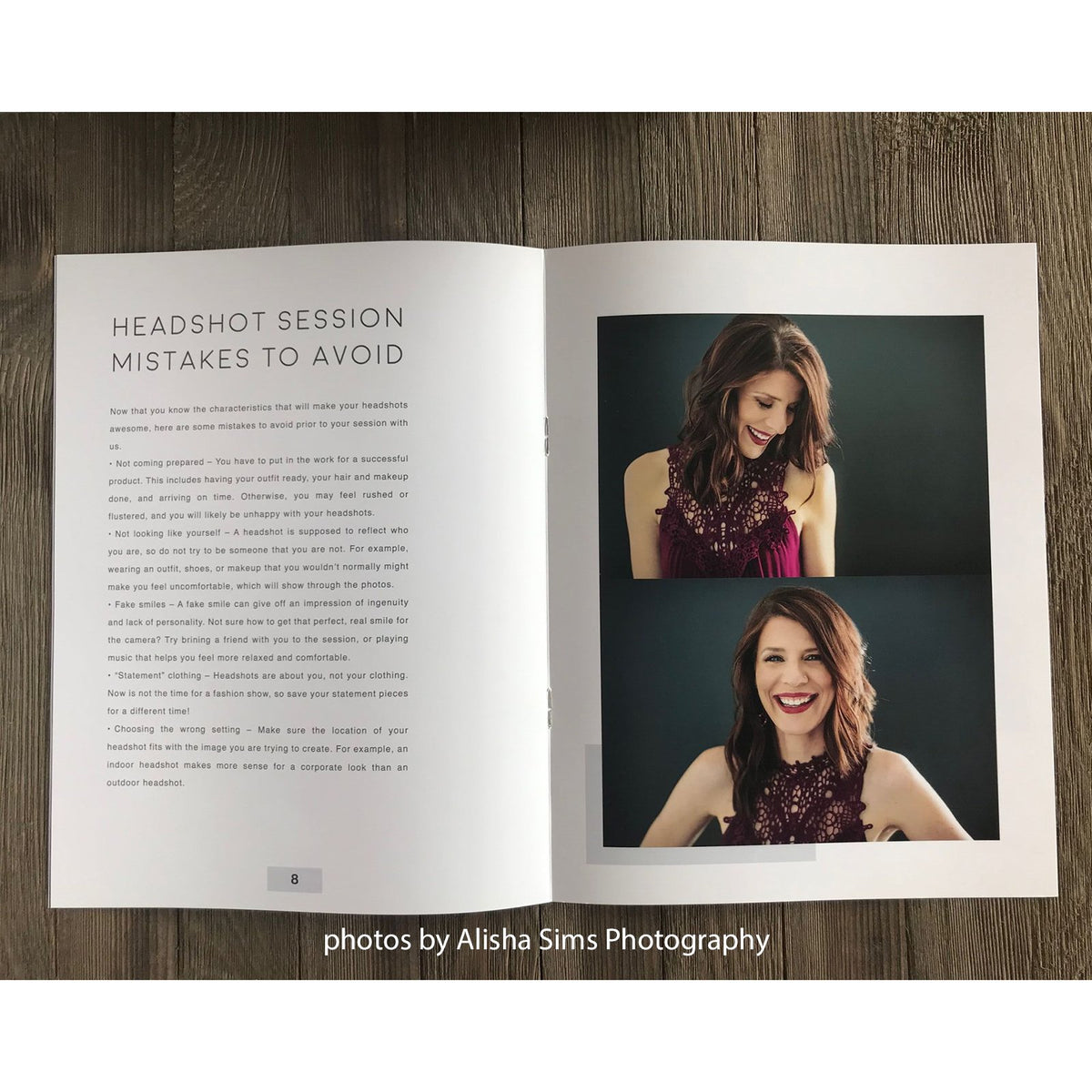 Headshots Photography Marketing Template - Magazine Mama