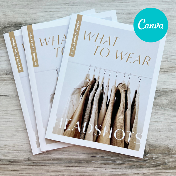 Headshot Photography What to Wear Canva Templates - Magazine Mama