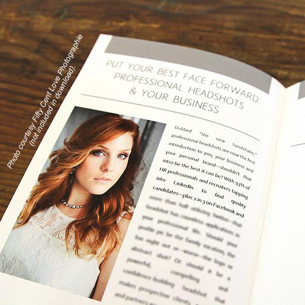 Professional Headshot Template Photoshop - Magazine Mama