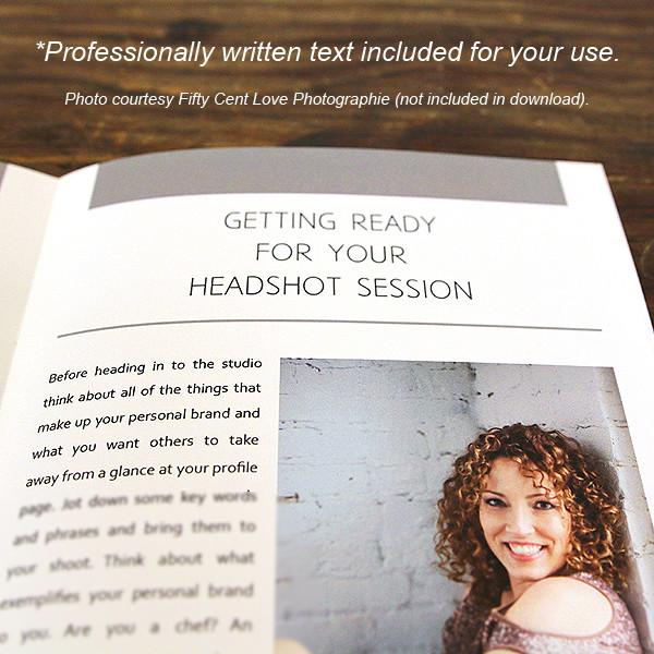 Professional Headshot Template Photoshop - Magazine Mama