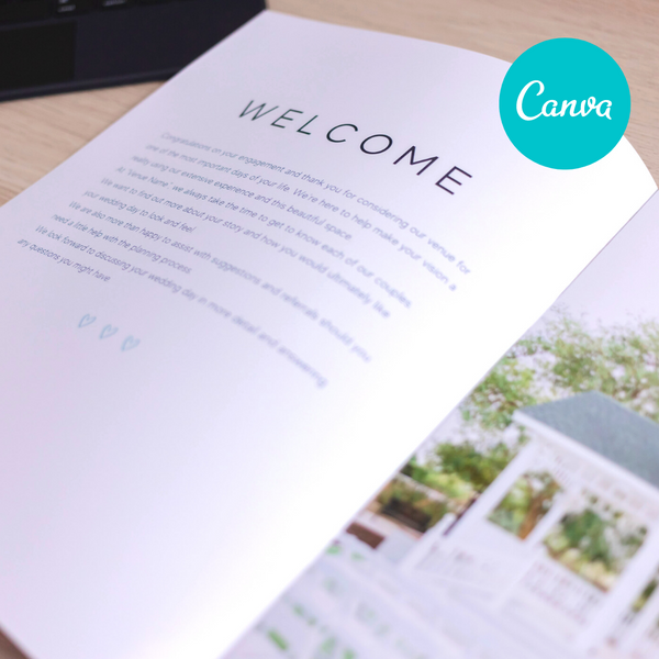 Wedding Venue Magazine Template (Canva Template Version) - Magazine Mama